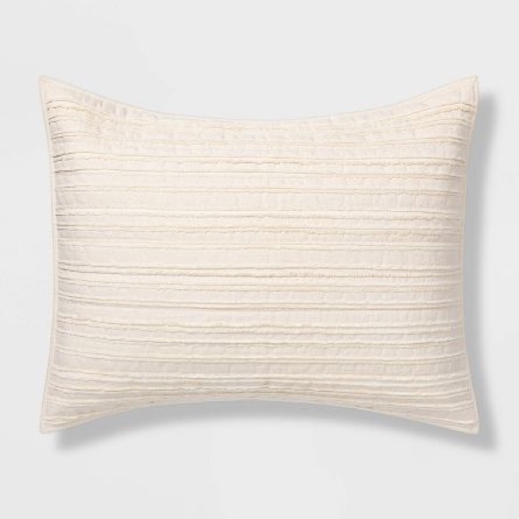 Threshold | Bedding | Threshold Clipped Texture Quilt Sham Standard ...